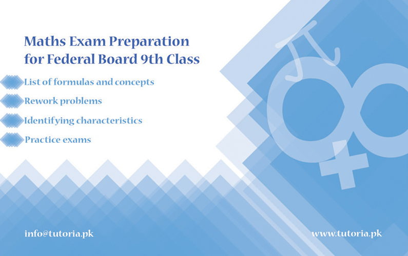 Maths Exam Preparation for Federal Board 9th Class